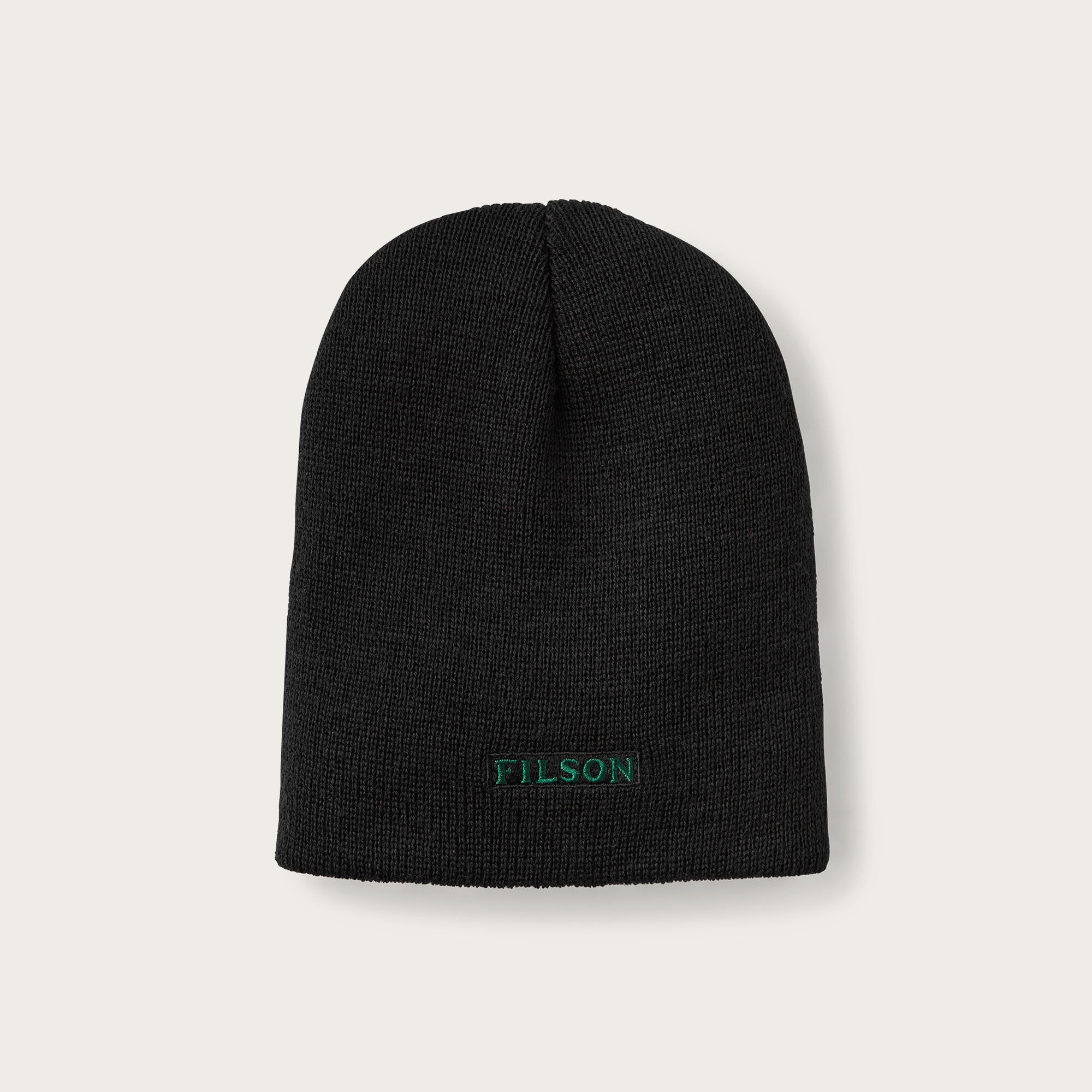 Wool knit beanie by Filson | Black (Black)