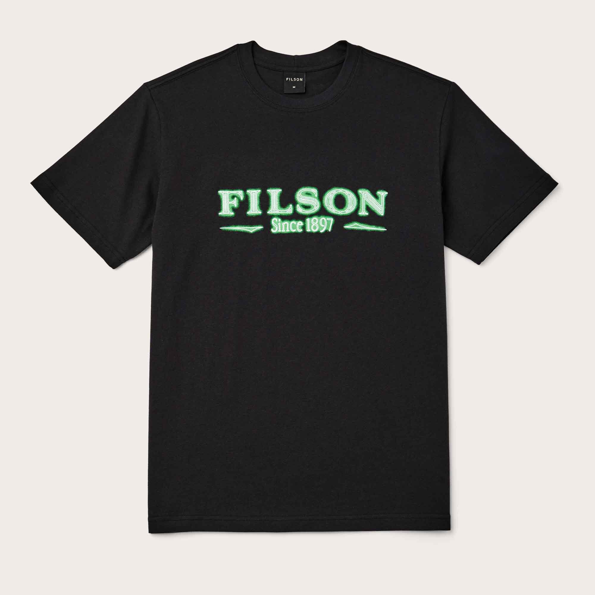 Pioneer graphic t-shirt by Filson | Black / neon (Black)